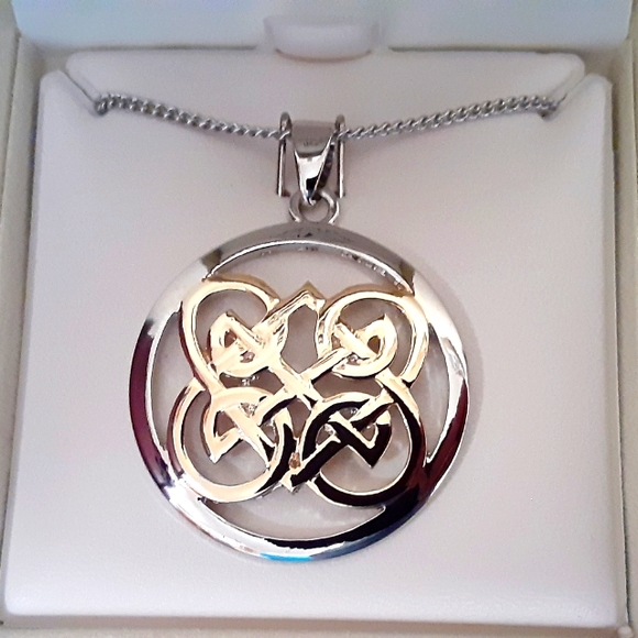 Solvar | Jewelry | Book Of Kells Celtic Knot Pendant Necklace | Poshmark